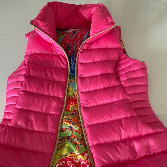 Lilly Pulitzer | Jackets & Coats | Lilly Pulitzer Puffer Vest | Poshmark